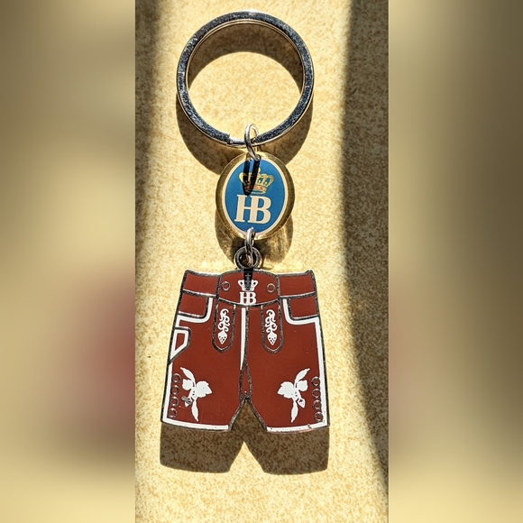 Hofbrau | Accessories | Hofbrau German Beer Keyring Silver Brown Enamel ...